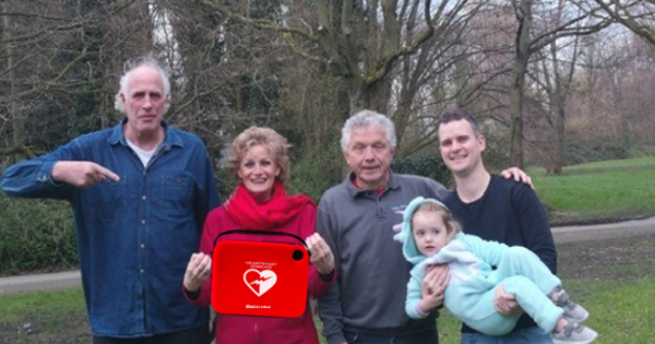 Bedankt voor de bijdrage van de AED!