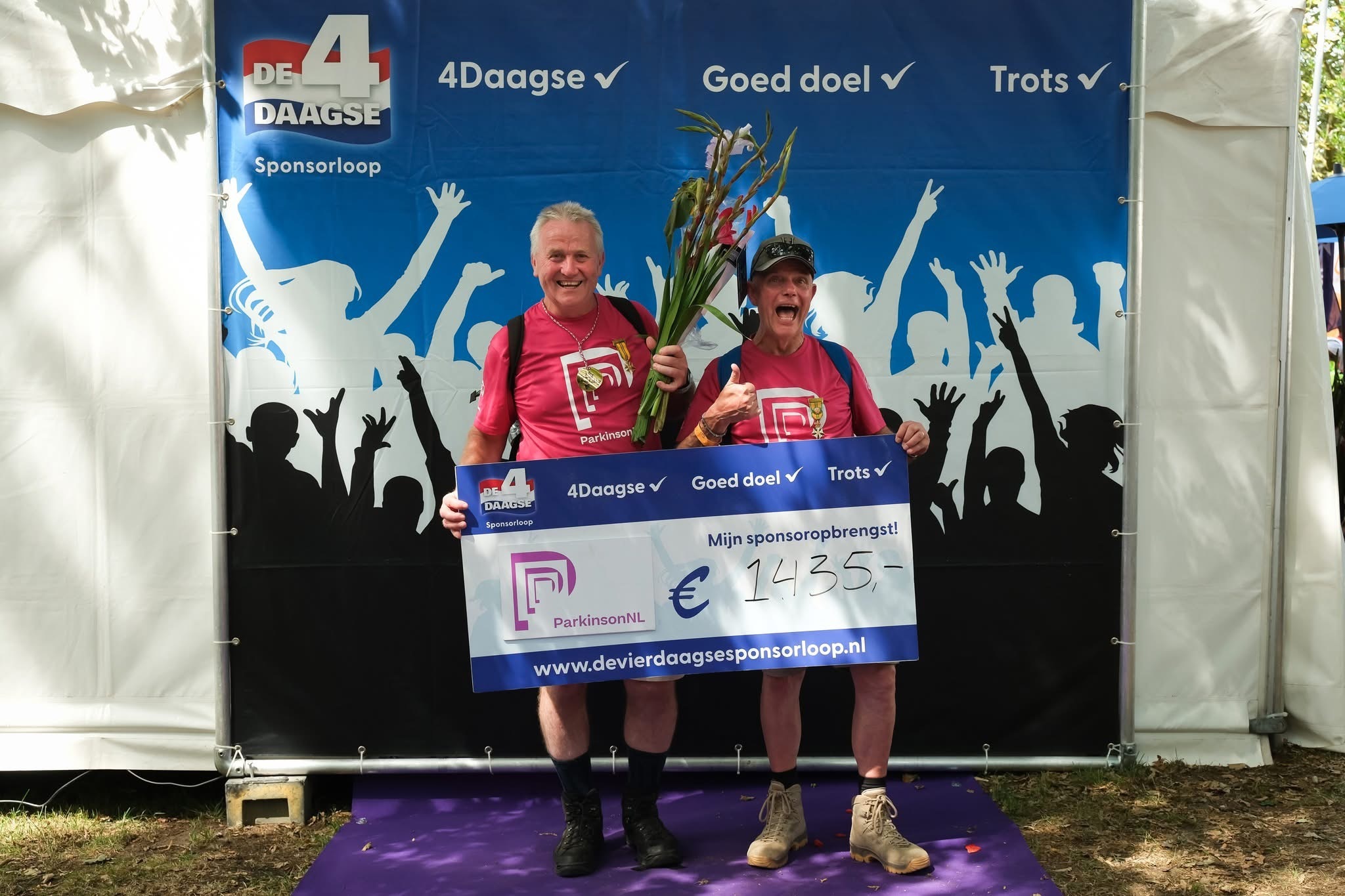 Bedankt voor een onvergetelijke Vierdaagse Sponsorloop!